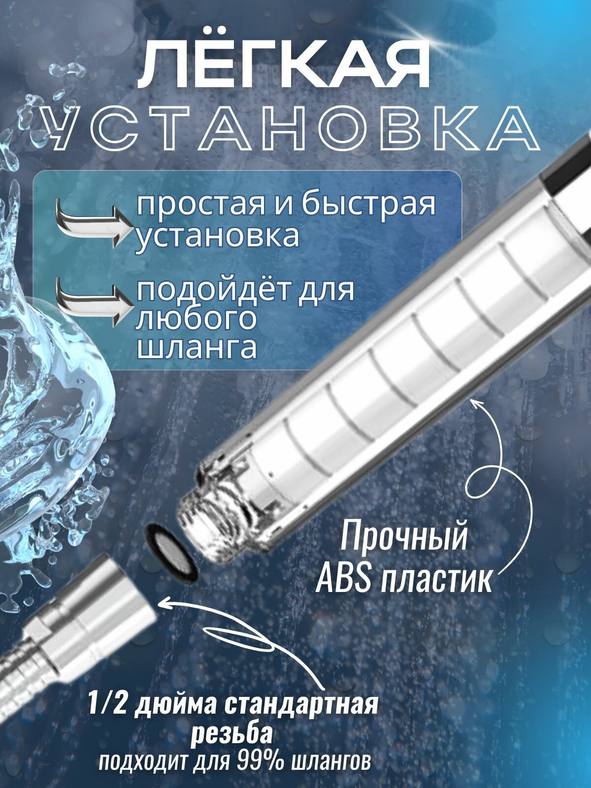 Лейка для душа — фото 1