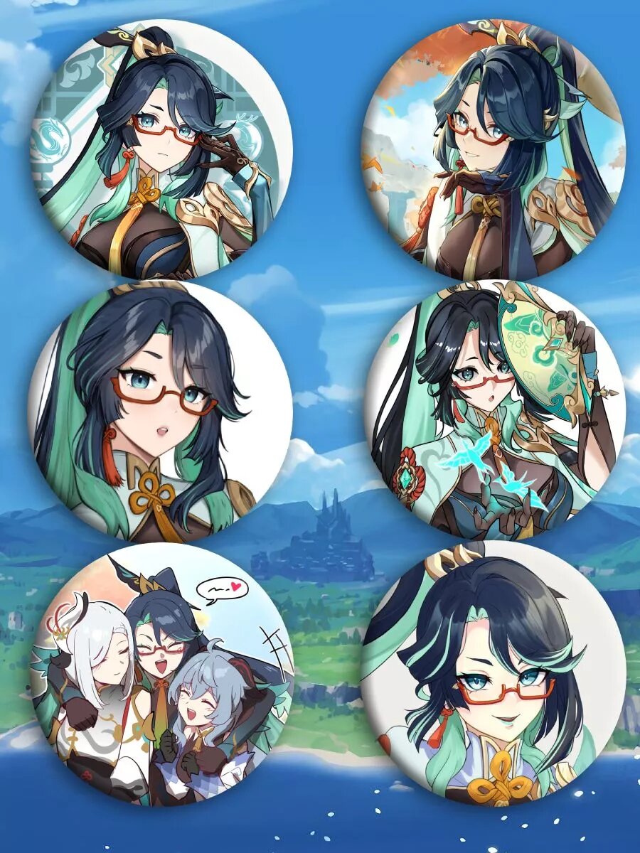 Значки Genshin Impact Геншин Импакт/ Сянь Юнь Xianyun