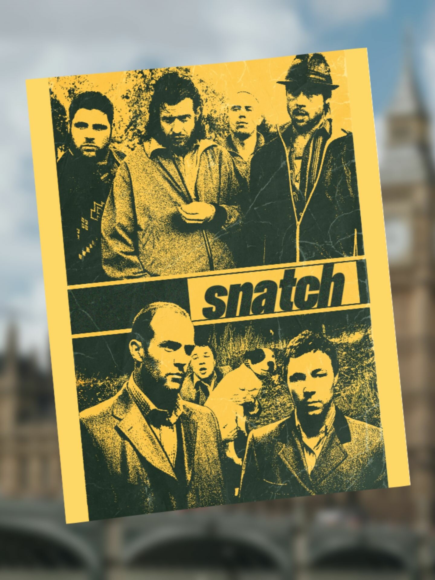 Постер pinterest "Большой куш", 29.7х42см, А3, глянцевый