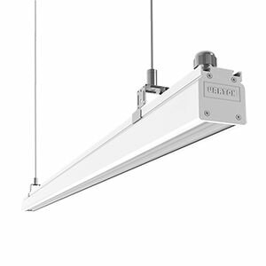 LED светильник VARTON Mercury Mall IP54 1103x54x58 мм опал 32 Вт 4000 K белый RAL9003 муар