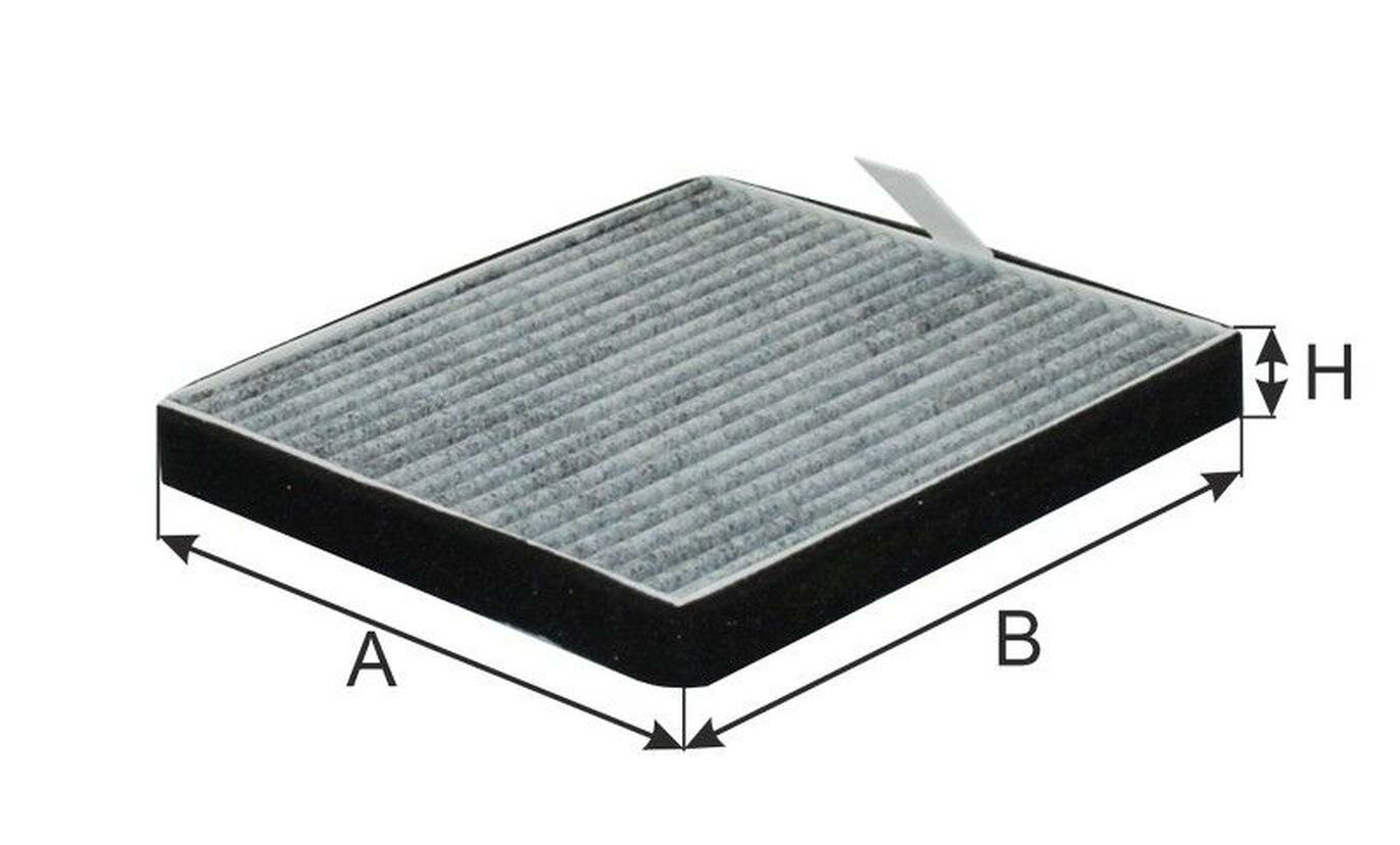 Фильтр салона угольный для автомобилей Goodwill AG868CFC (запчасти и расходники)