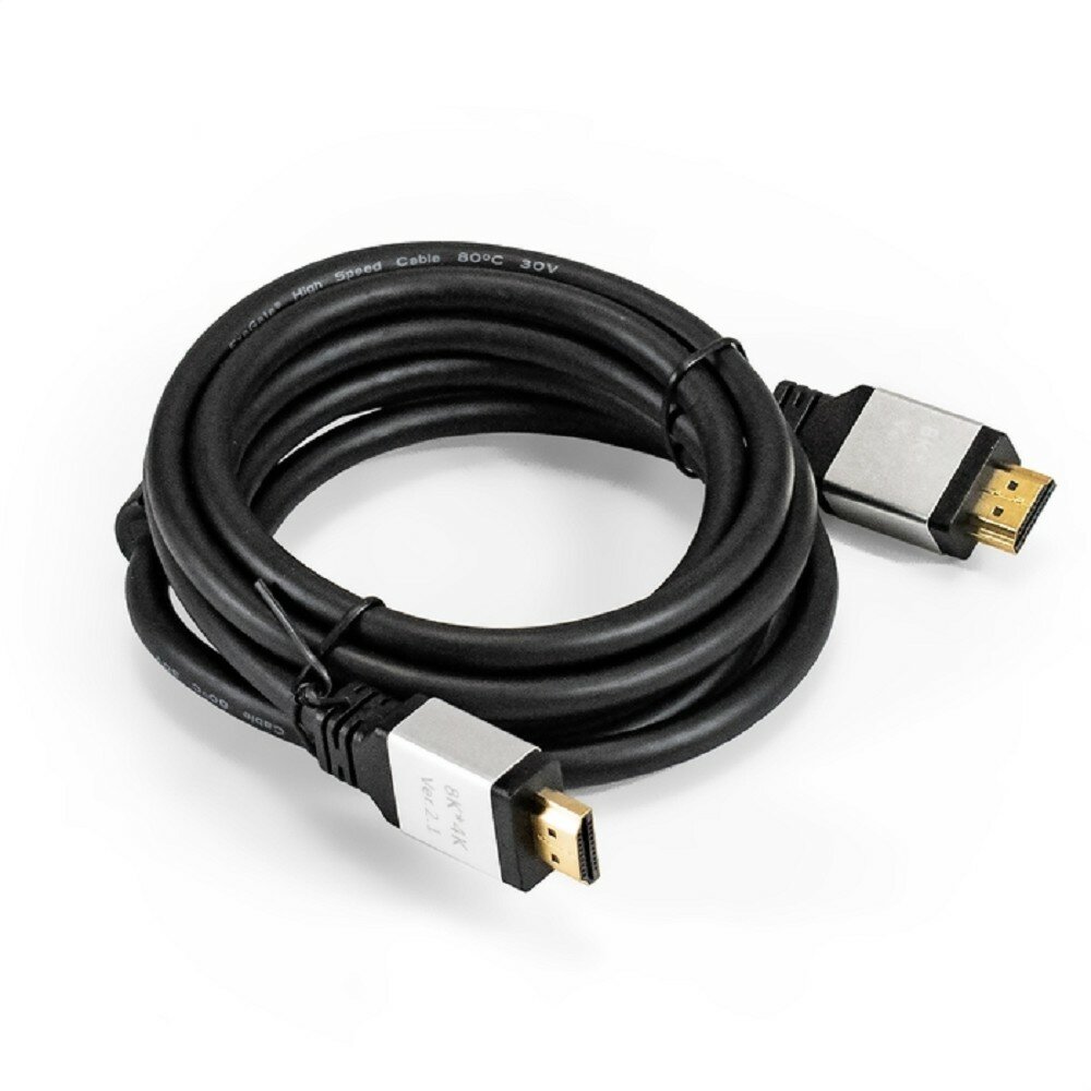 EXEGATE кабели EX294702RUS Кабель HDMI EX-CC-HDMI8K-2.0 19M 19M, v2.1, 2м, 8K UHD, Ethernet, позолоченные контакты