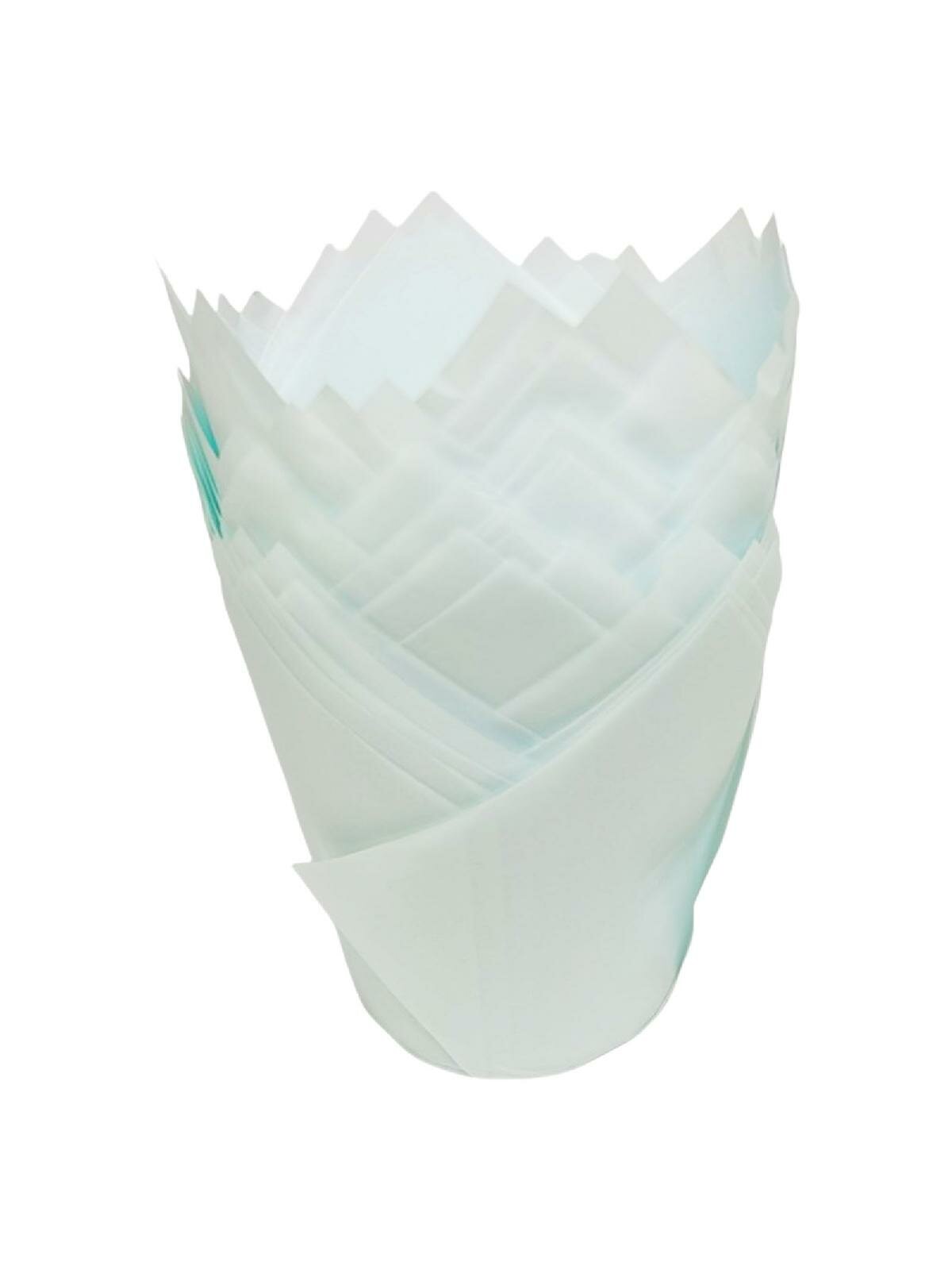 50 шт. изысканных формочек для кексов в виде тюльпанов, жиронепроницаемые формочки для кексов для выпечки, Рождества, свадьбы, дня рождения, вечеринки