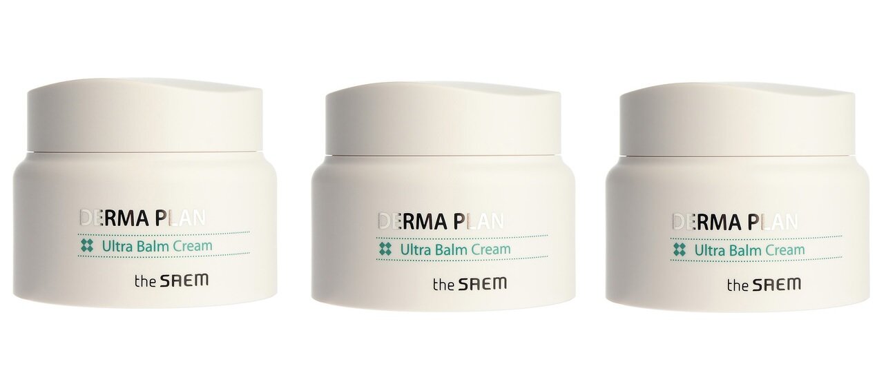 Крем-бальзам Sung bo Cleamy DERMA PLAN Ultra Balm Cream, для чувствительной кожи, 60 мл, 3 шт