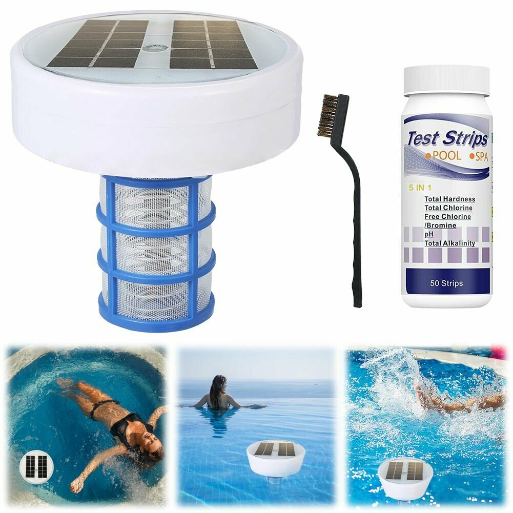 Солнечный очиститель воды с ионами меди, очистка плавательного бассейна