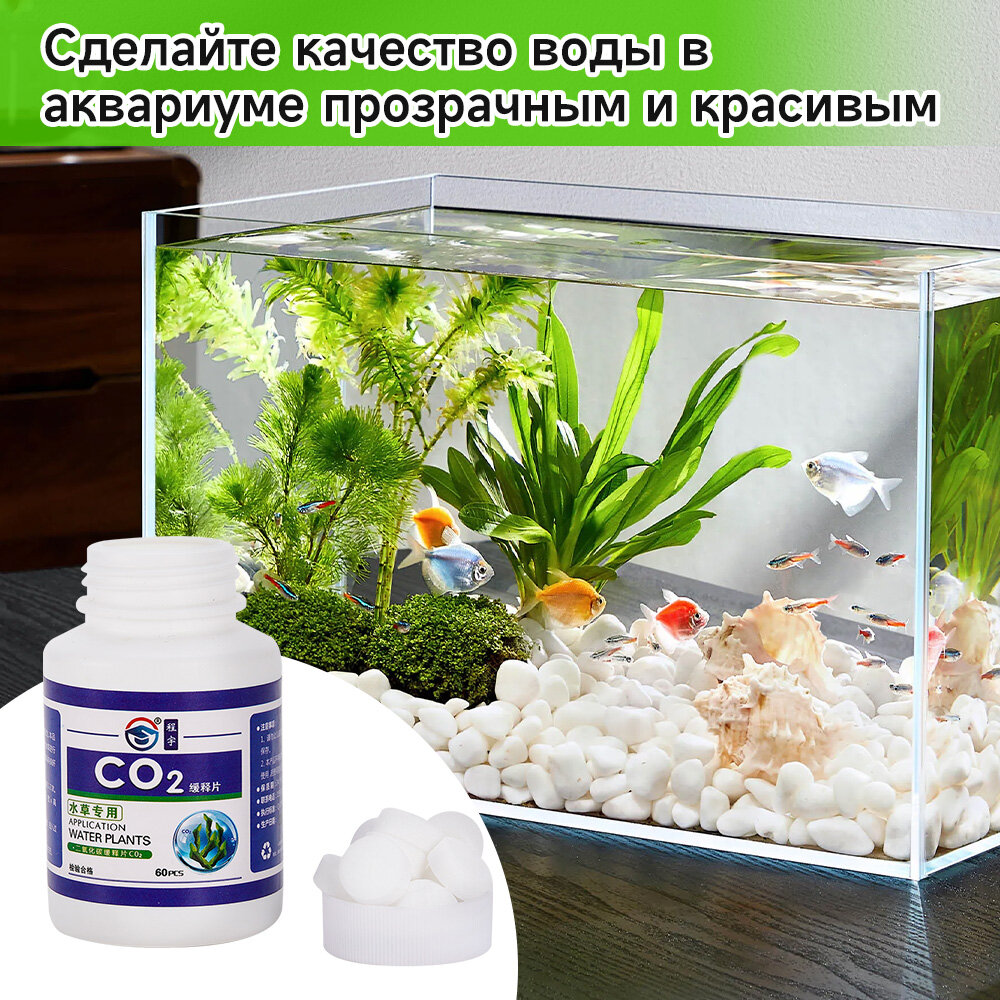Специальный ландшафтный дизайн для углекислотного газонокосильного травяного резервуара для аквариумных рыбок