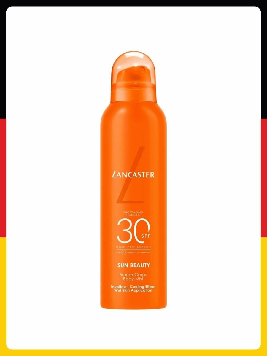 Средство солнцезащитное Lancaster Sun Beauty Body Mist SPF 30, 200 мл
