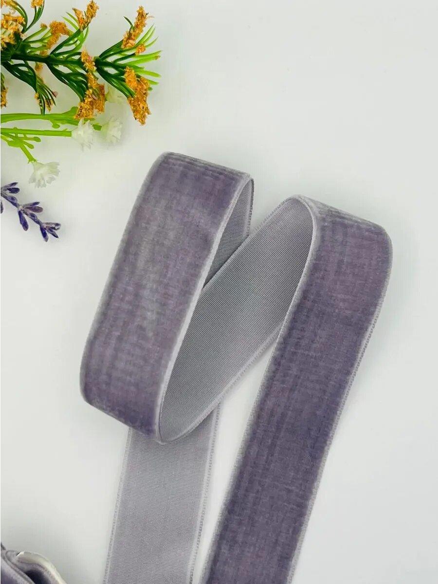 Бархатная лента Premium2,5см (4м)