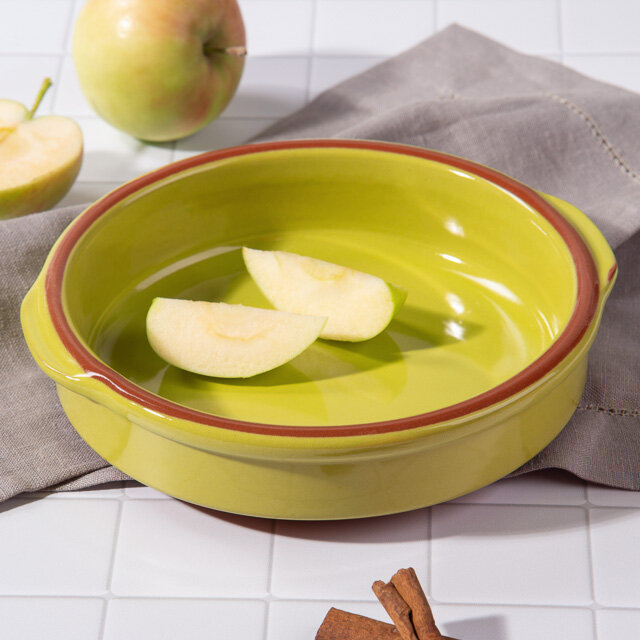 Керамическое блюдо Селена 18*4 см, 650 мл, салатовое, Koopman, 312000290-3