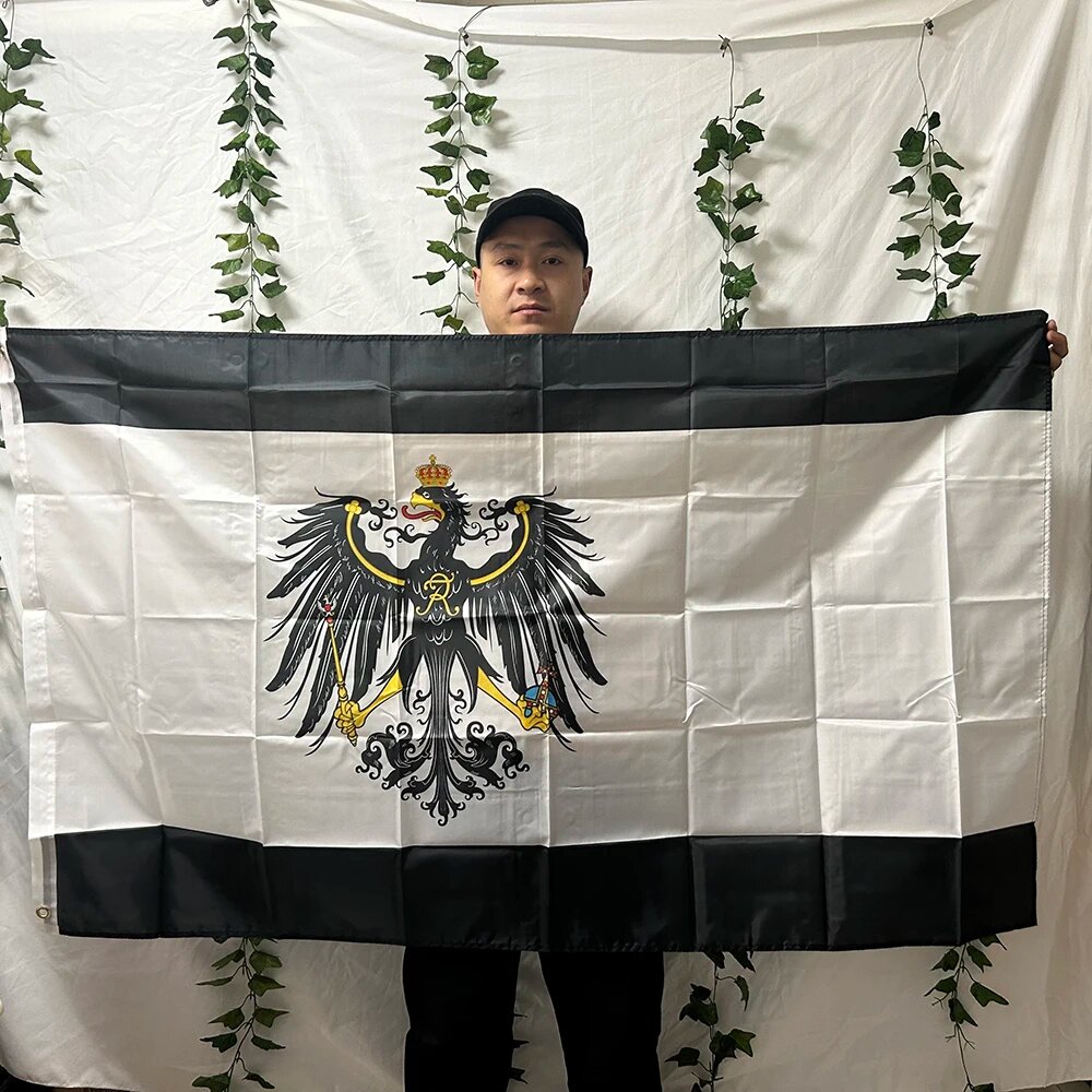 Флаг Пруссии TIKI FLAG 90x150 см из полиэстера