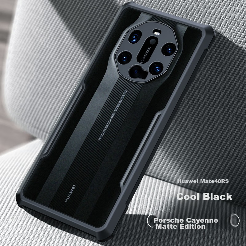 Xundd Phone Case for Huawei Mate40 RS Porsche Design, Mate40 RS Collector's Edition Protective Cover, Full Lens Protection, Shockproof, Ultra-Thin, Simple Business Style, Silicone Protective Case
