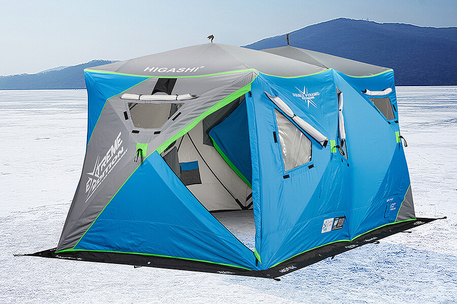 Зимняя палатка HIGASHI Double Pyramid Extreme, 6 местная, для охоты и рыбалки