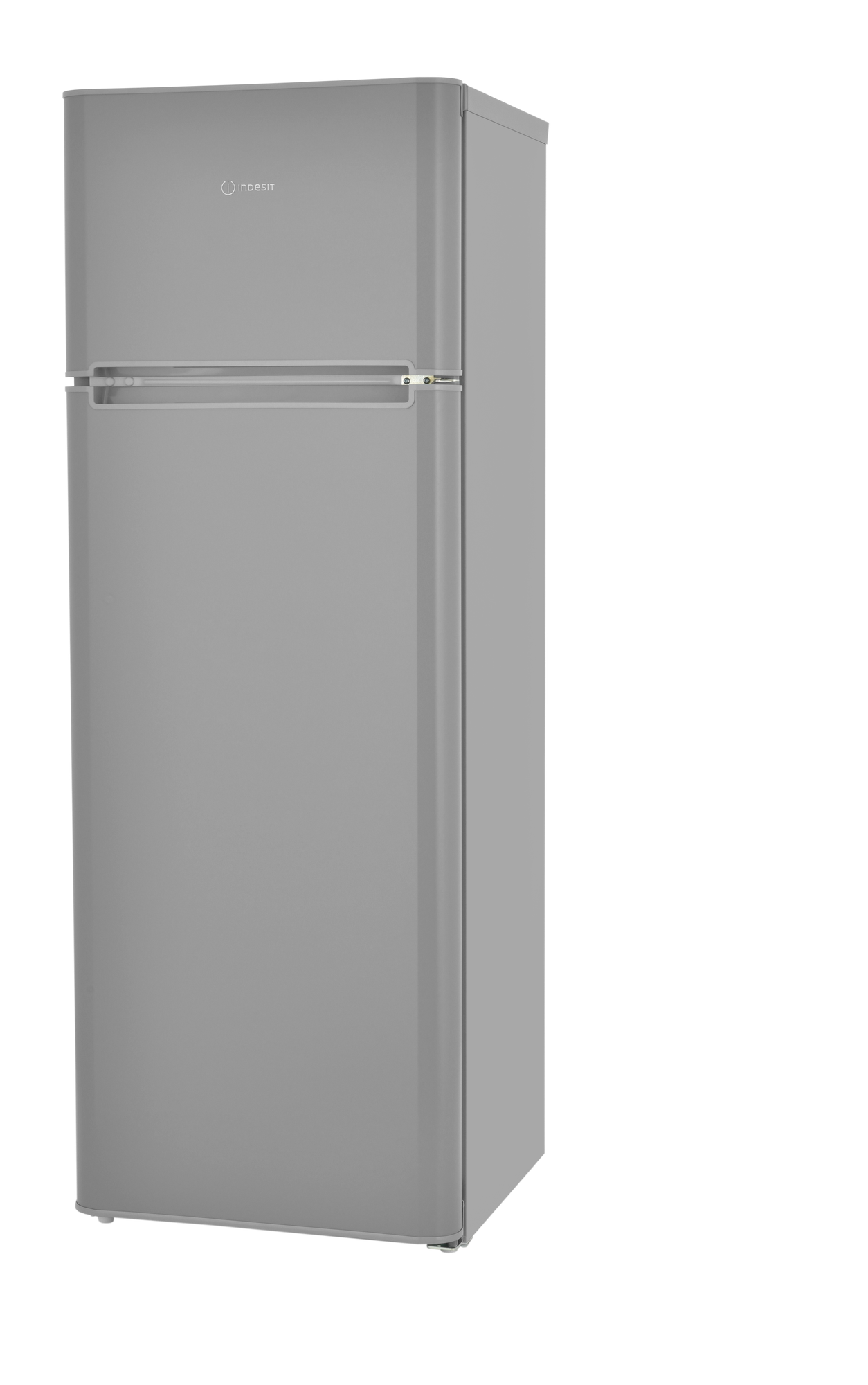 Холодильник двухкамерный Indesit TIA 16G, с верхней морозильной камерой, серебристый