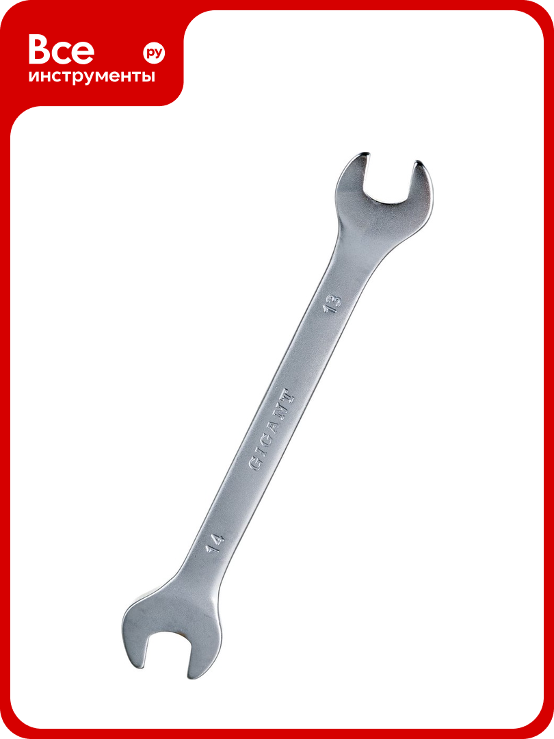 Рожковый ключ Gigant 13x14мм сталь Cr-V GDW1314, 14 мм