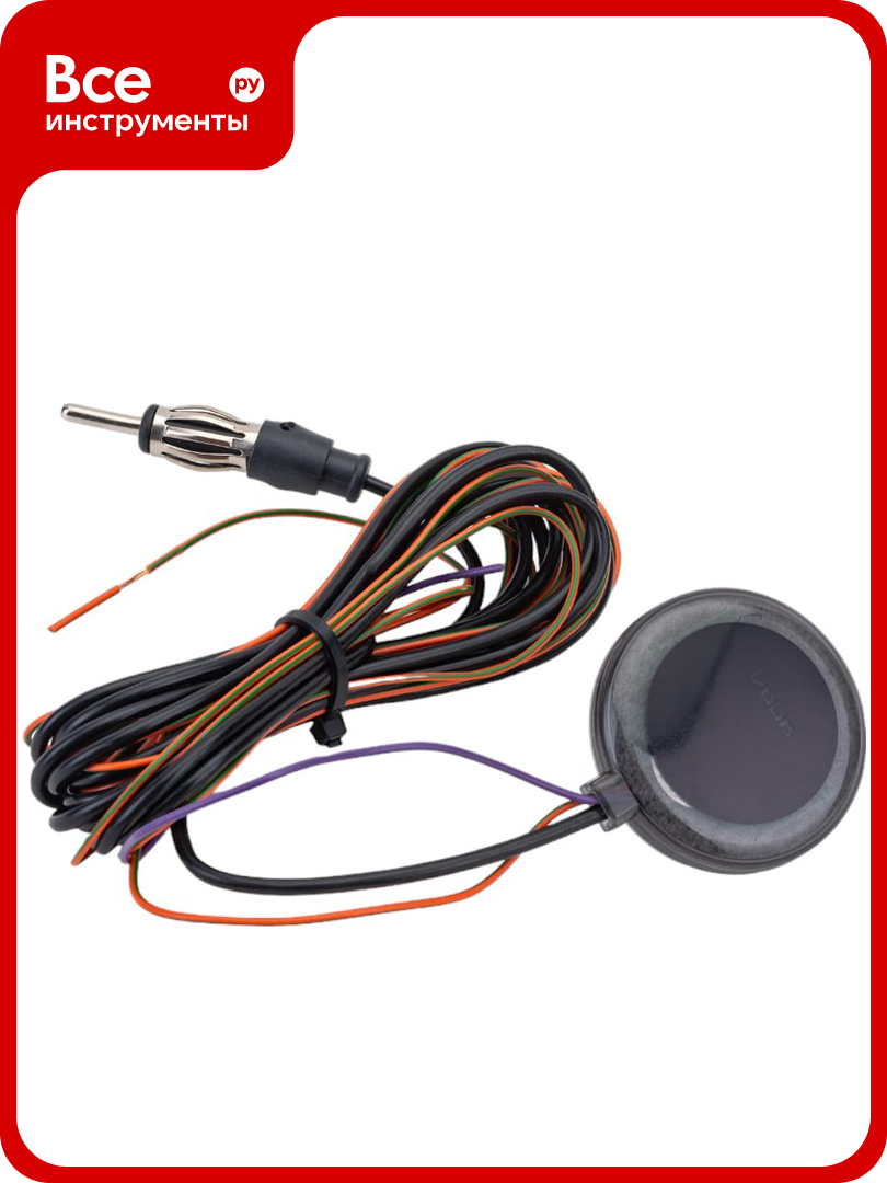 Антенна Ural sound урал АВ-26 рубин активная УКВ/FM антенна для лобового стекла, черный корпус, внутреннее размещение