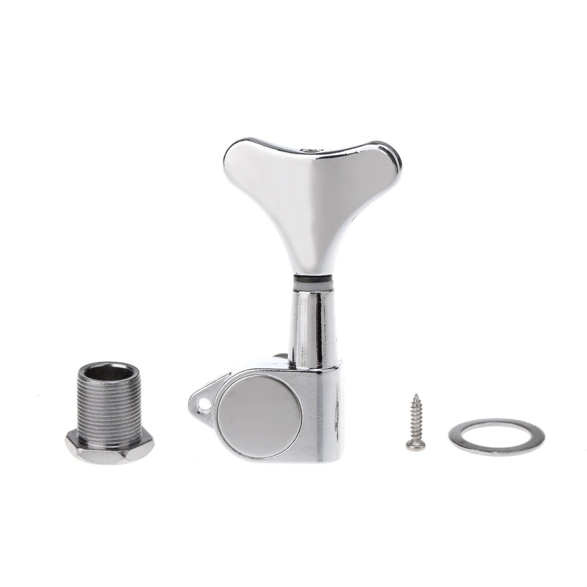 Колки 2+2 для бас-гитары, хром, Musiclily M176-2M177-2