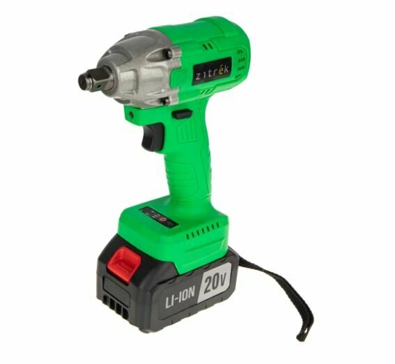 Гайковерт аккумуляторный ударный Zitrek ZKIS20FU, 20 В Li-Ion 4 Ач, 200 Нм