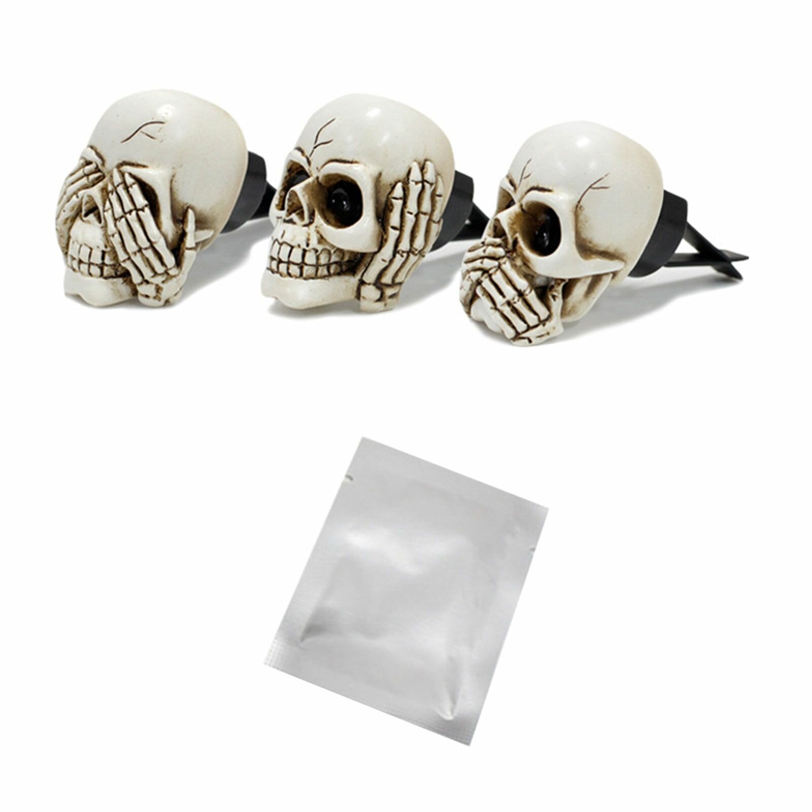 Смоловый череп набор маленьких черепов для хэллоуин