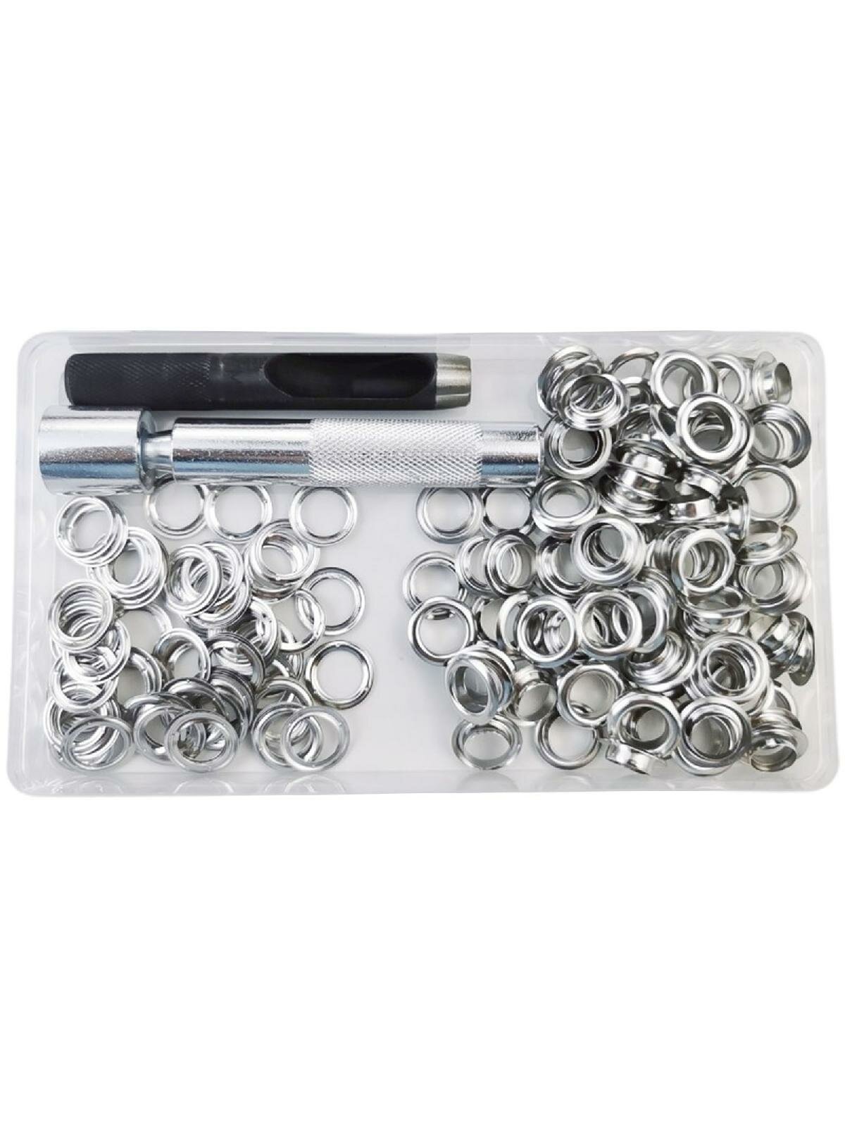 100 комплектов люверсов с 10 мм люверсами и 3 шт. установочных инструментов для поделок