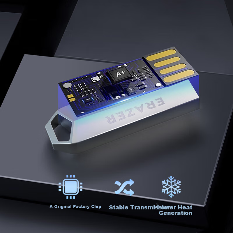 Lenovo Eco Warrior 8GB Bid USB Flash Drive for Bidding Special Small Capacity Bidding Documents Silver Mobile Computer U Disk Metal Office Business Flash Drive Mini Car Flash Drive