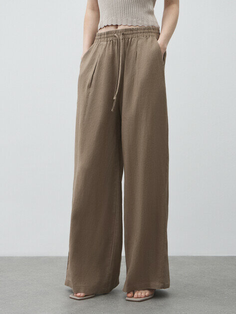 Брюки палаццо