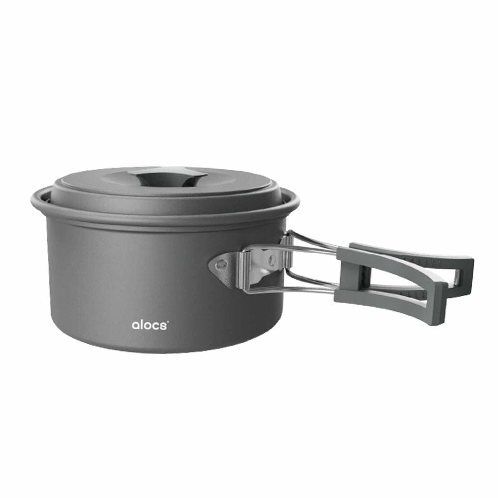 Алюминиевый сплав, походный котелок со складной ручкой, легкая и прочная посуда для походов, пикников и приготовления пищи на открытом воздухе