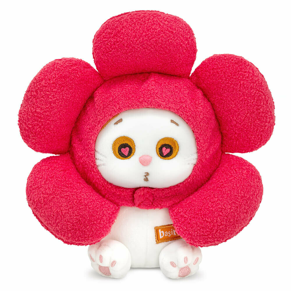 Новинка! Мягкая игрушка BUDIBASA Кошечка Ли-Ли "Цветочек". Коллекция Эмоции (15 см.)