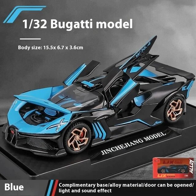 Маisto Bugatti Bolide 1:32 металлический суперкар со звуком и светом