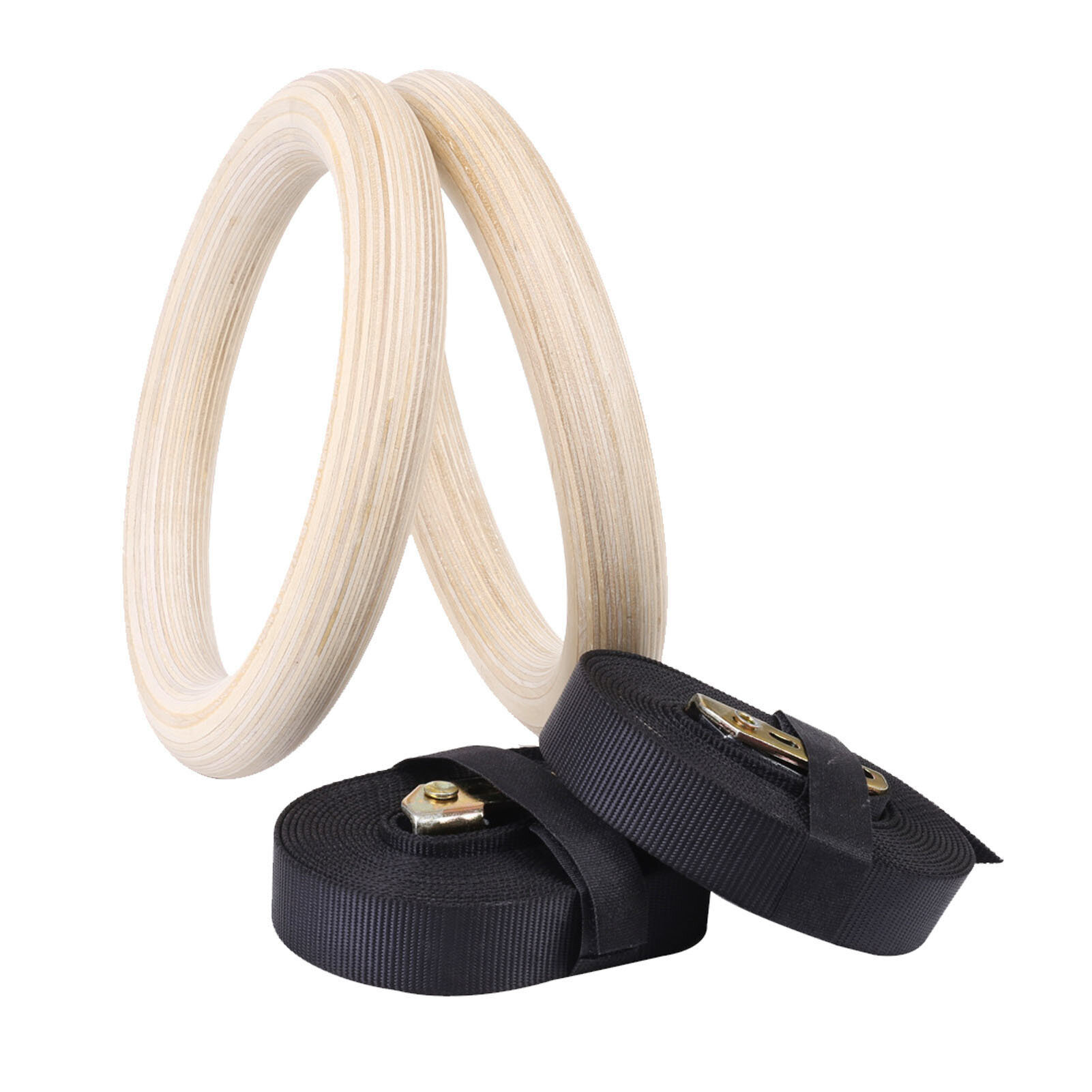 Деревянные гимнастические кольца с регулируемыми ремнями детские гимнастические кольца для основных тренировок кроссфита с собственным весом 28 мм с ремнем