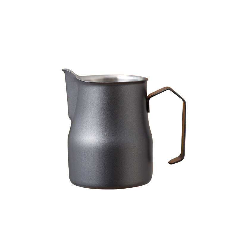 Стальная банка для латте-арт: 304 нержавеющая сталь, Попугайный носик, Прочная и легкая