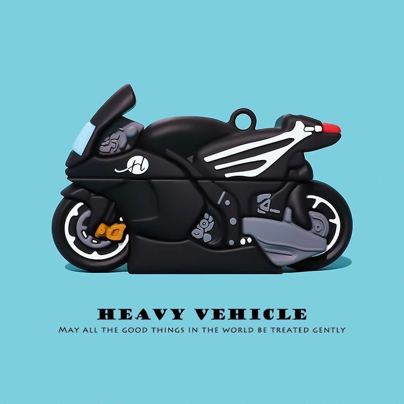 Коробка для наушников AirPods 4 AirPods pro 2 Спортивный автомобиль на мотоцикле