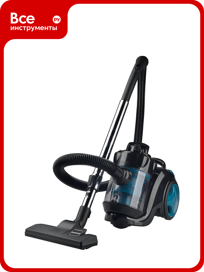 Пылесос Galaxy LINE GL 6251 с мощностью 1700 Вт, высокой всасывающей способностью 500 Вт и телескопической трубой для удобной уборки