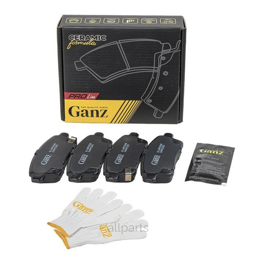 GANZ GIJ09206C Колодки тормозные задние PRO-Line Ceramic для EXEED LX GANZ GIJ09206C