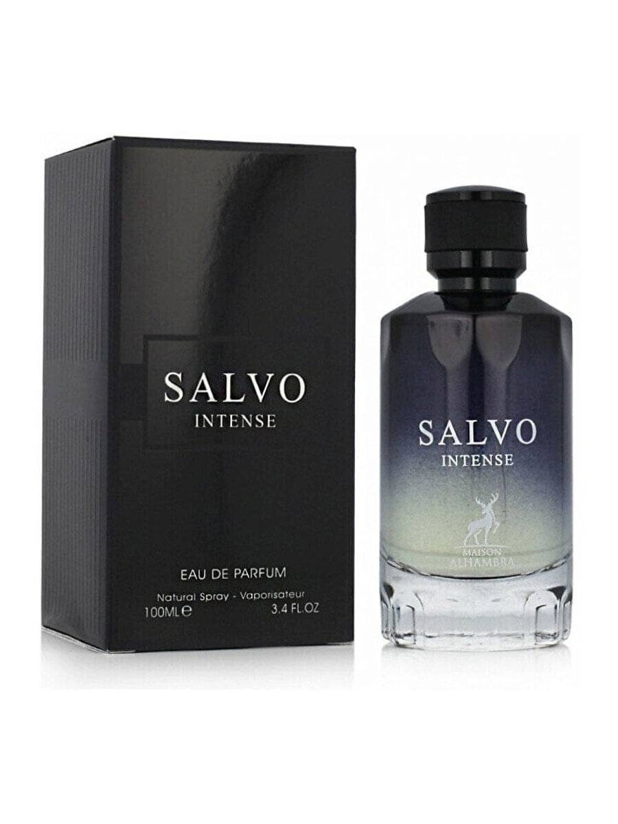 Мужская парфюмерная вода Maison Alhambra Salvo Intense, восточный древесный аромат, 100мл