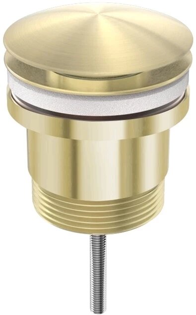 Донный клапан для раковины Feramolli Sole S083GL универсальный, золотой матовый