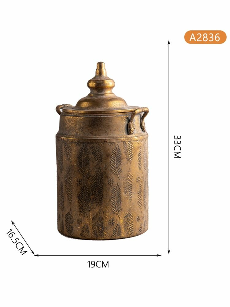 Vase, 33 cm , iron, 1 pcs — фото 1