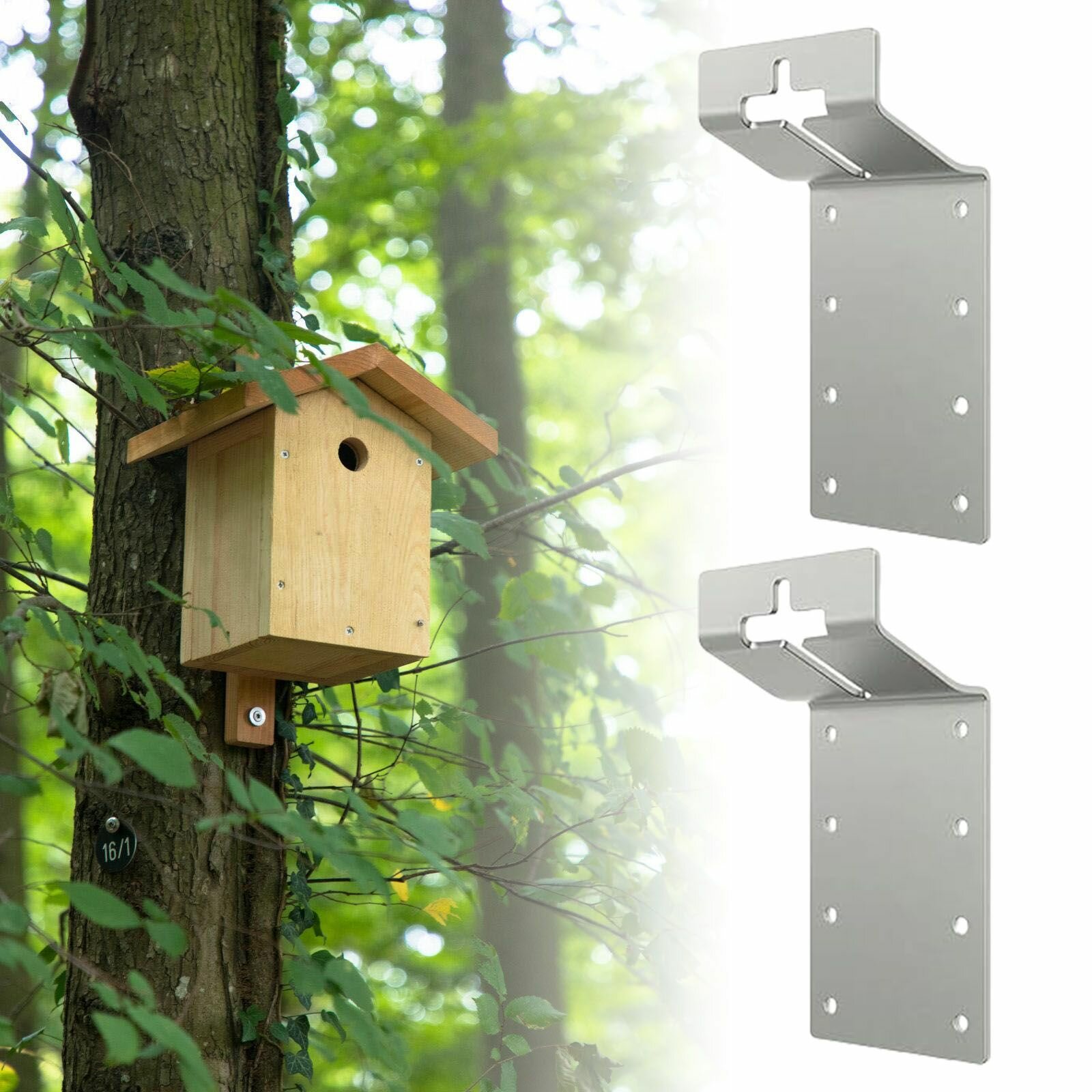 Специальные кронштейны для крепления Т-образных столбов набор из 4-х вывесок и переплетчиков