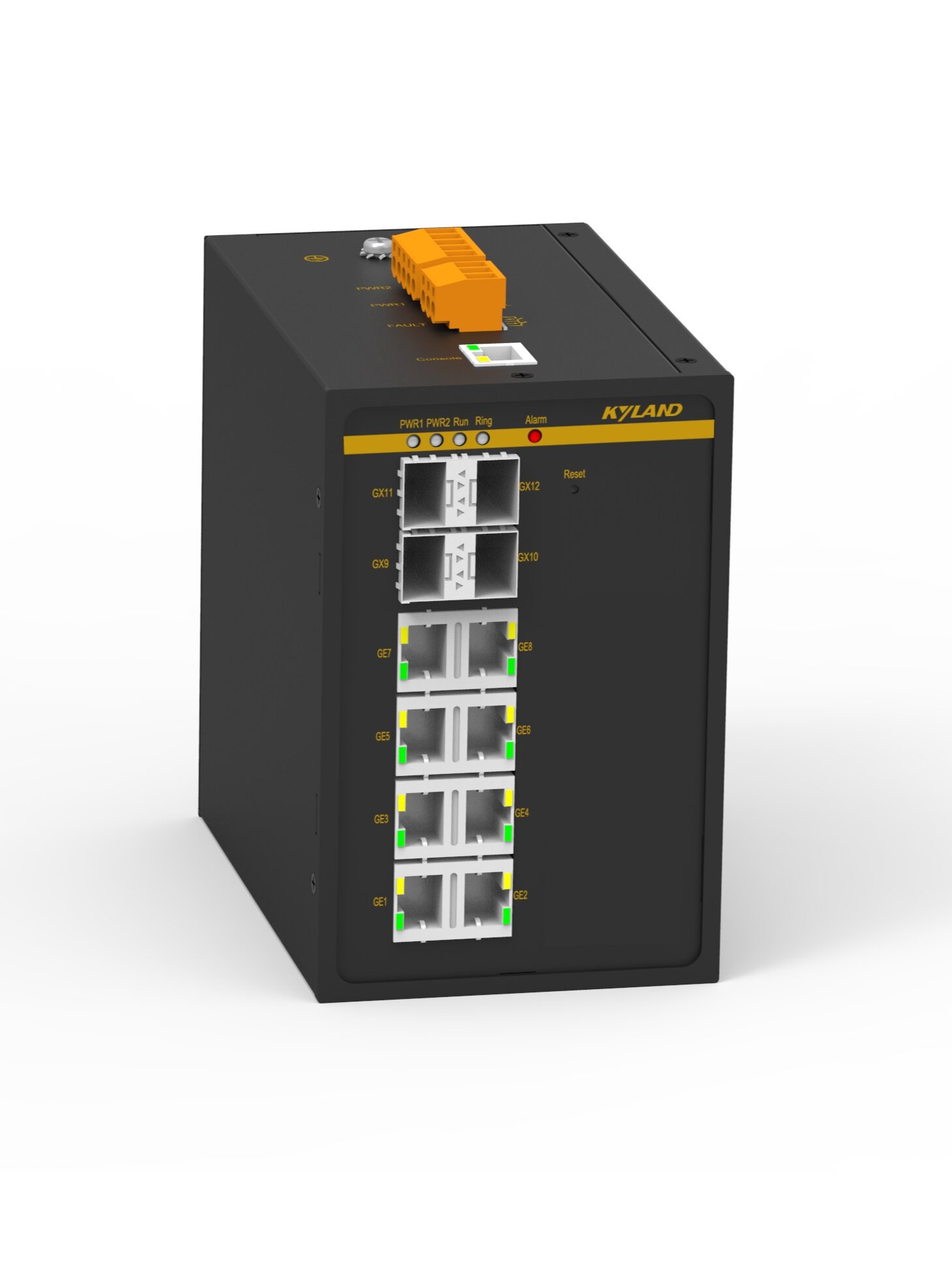 Управляемый коммутатор Kyland SICOM3000A-4GX8GE-HV 12-портовый на DIN-рейку