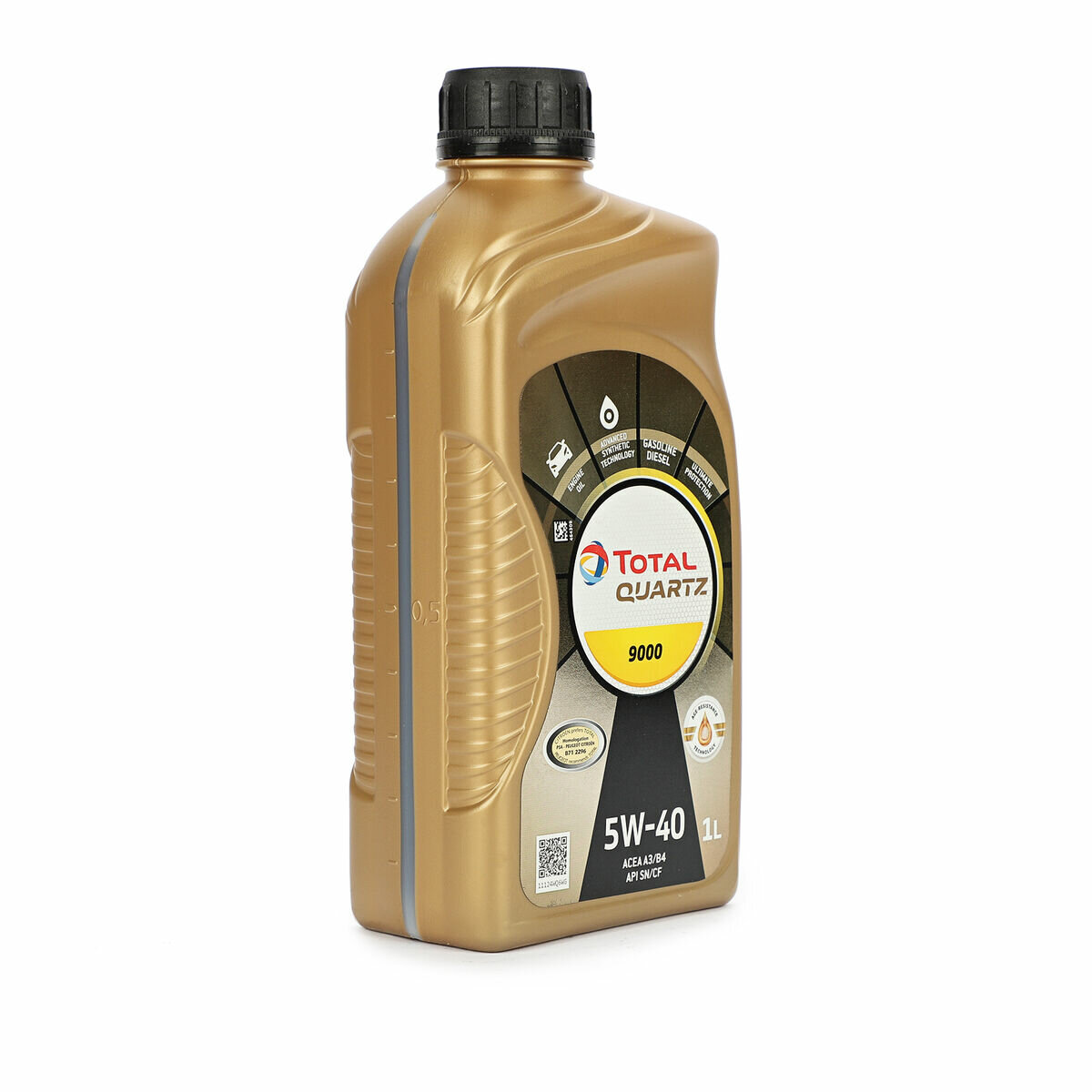 Масло Моторное Total Quartz 9000 5W-40 1Л.(Total 213764)