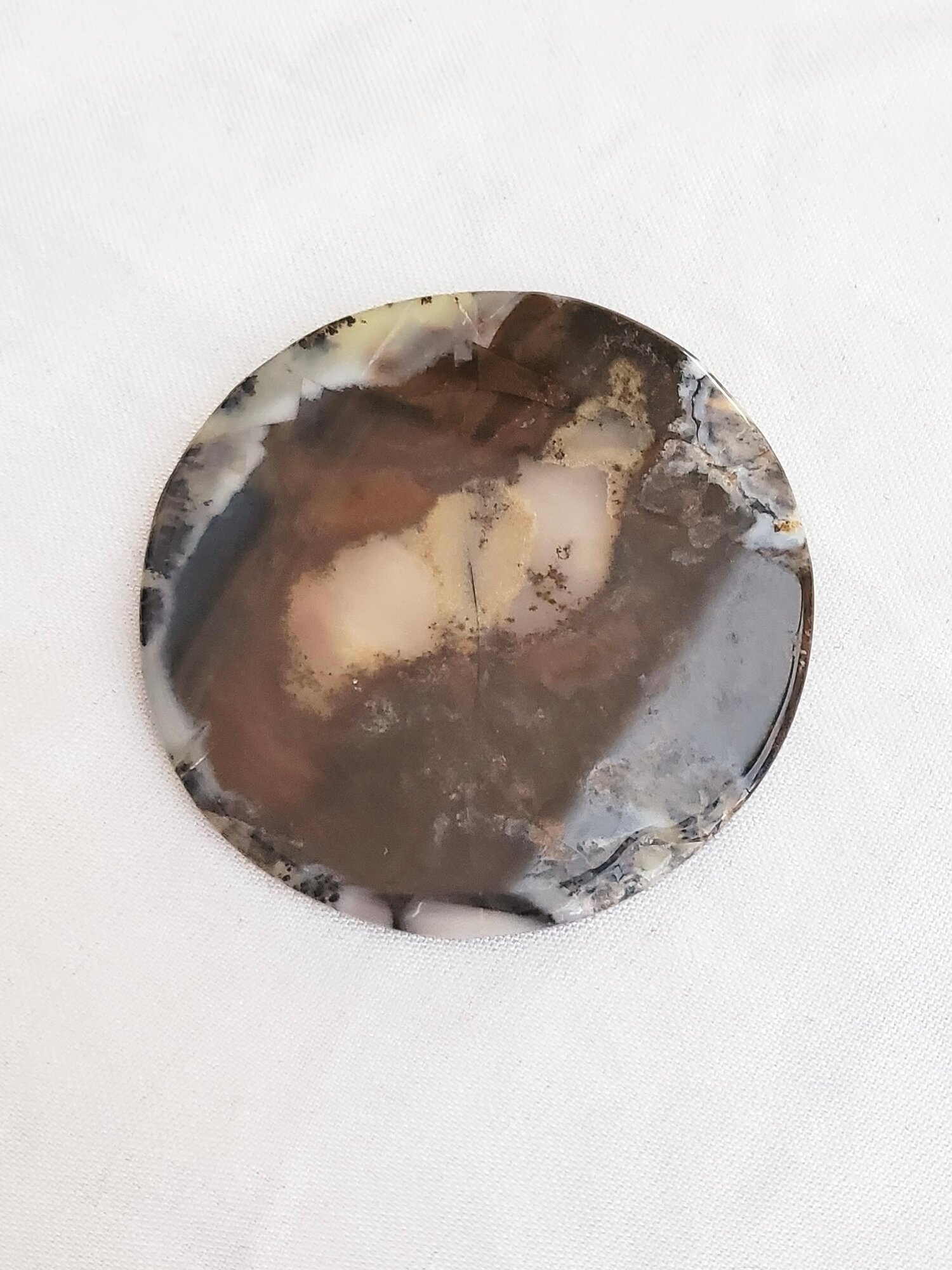 Натуральный камень Агат моховый коллекционный 8 гр