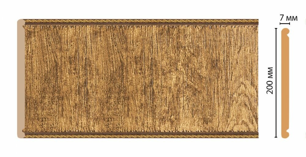 Декоративная Панель Decomaster C20-4 В200хШ7хД2400 мм / Декомастер.