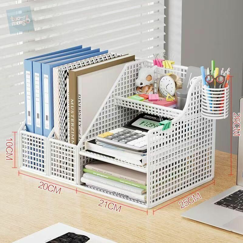 Лоток для бумаг, Металлический многослойный ящик для хранения документов, книжная полка вертикальное отделение
