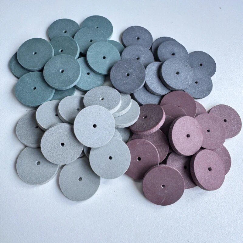 QIYAN Полировальные круги резиновые 41 шт, диаметр 22 мм