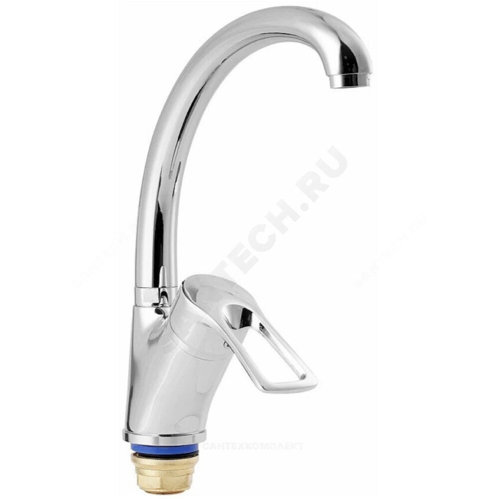 Смеситель для кухонной мойки ручка сбоку одноручный плюс ПСМ-335-КТ/017 Профсан PSM-335-017