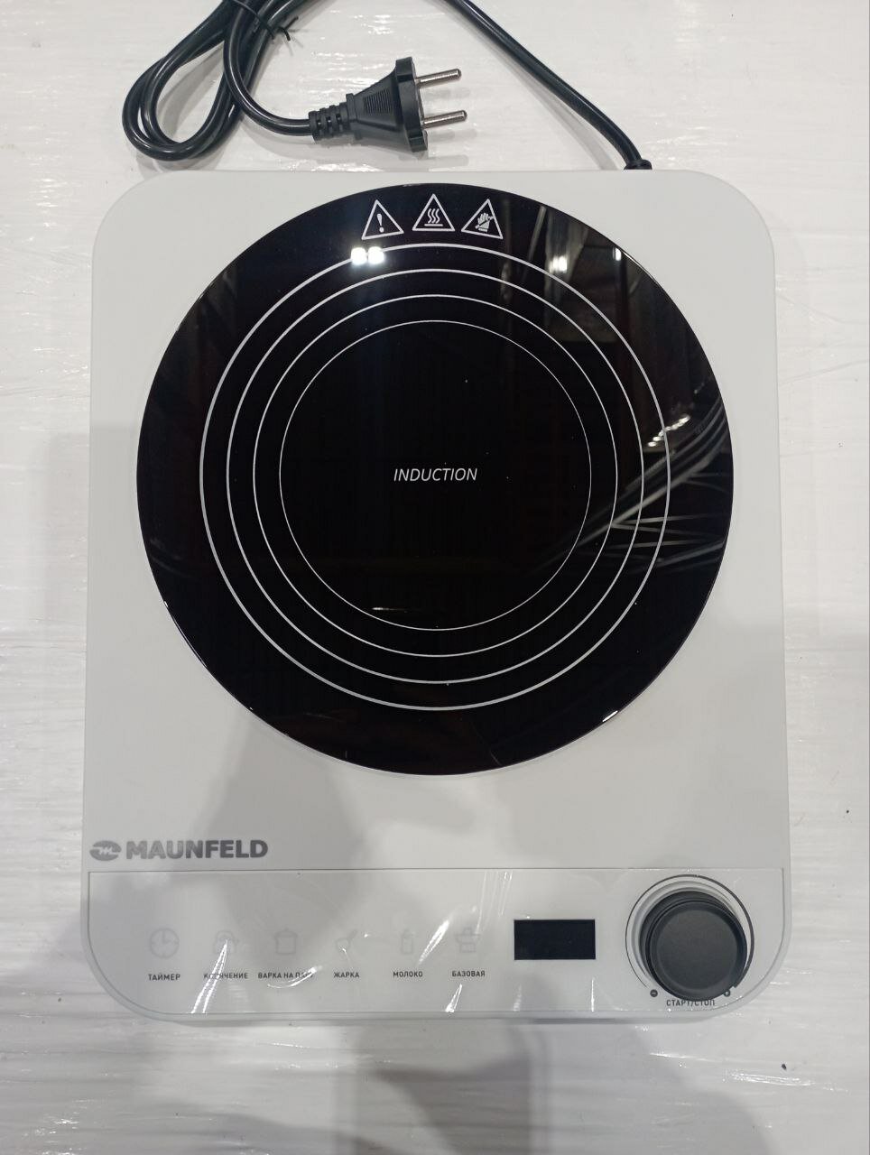 Электрическая индукционная плитка MAUNFELD EVI.M291-WH