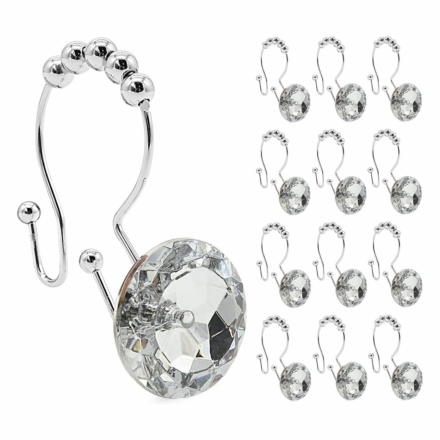 Кольца для шторки в ванной