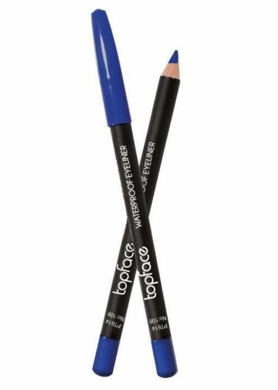 Topface Водостойкий карандаш для глаз Waterproof Eyeliner PT614 108 Sky Blue