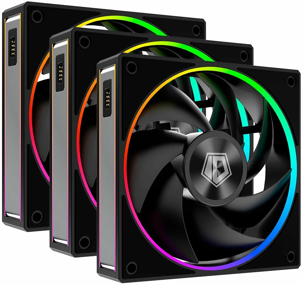 Вентилятор для корпуса ID-COOLING (3 шт.) (MF-1230-ARGB-K TRIO)