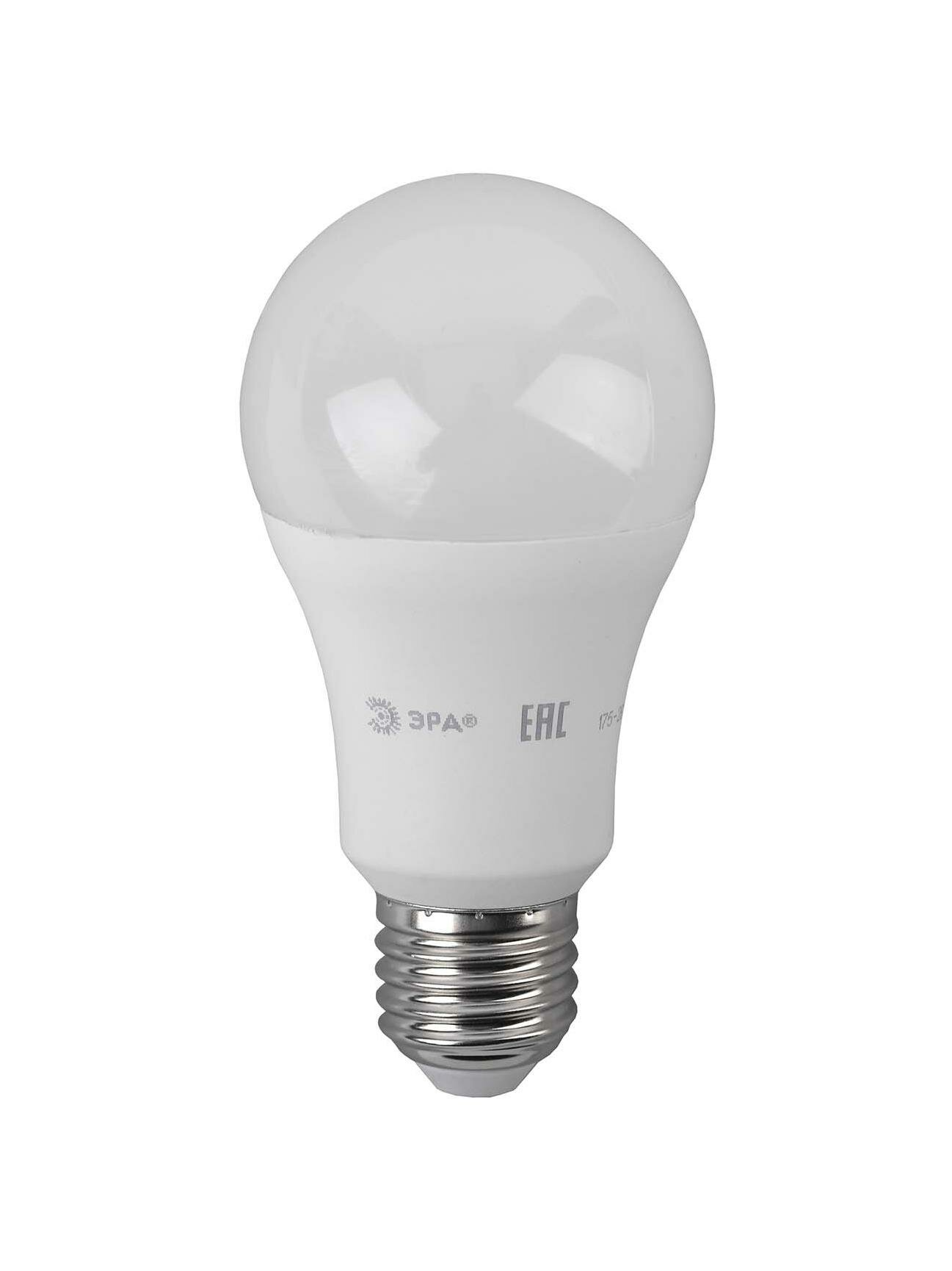 Лампа LED ЭРА A60-17W-840-E27