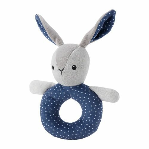 GULLIGAST IKEA, Погремушка, зайчик, полиэстер, 18 см, гуллигаст икеа